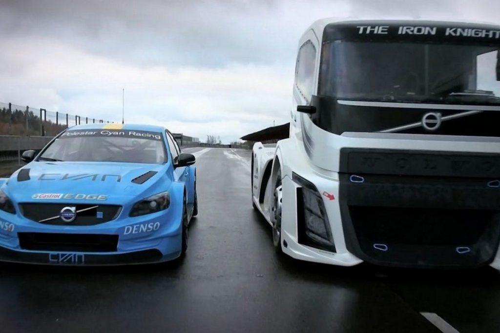 Un desafío de velocidad y potencia entre dos íconos de Volvo
