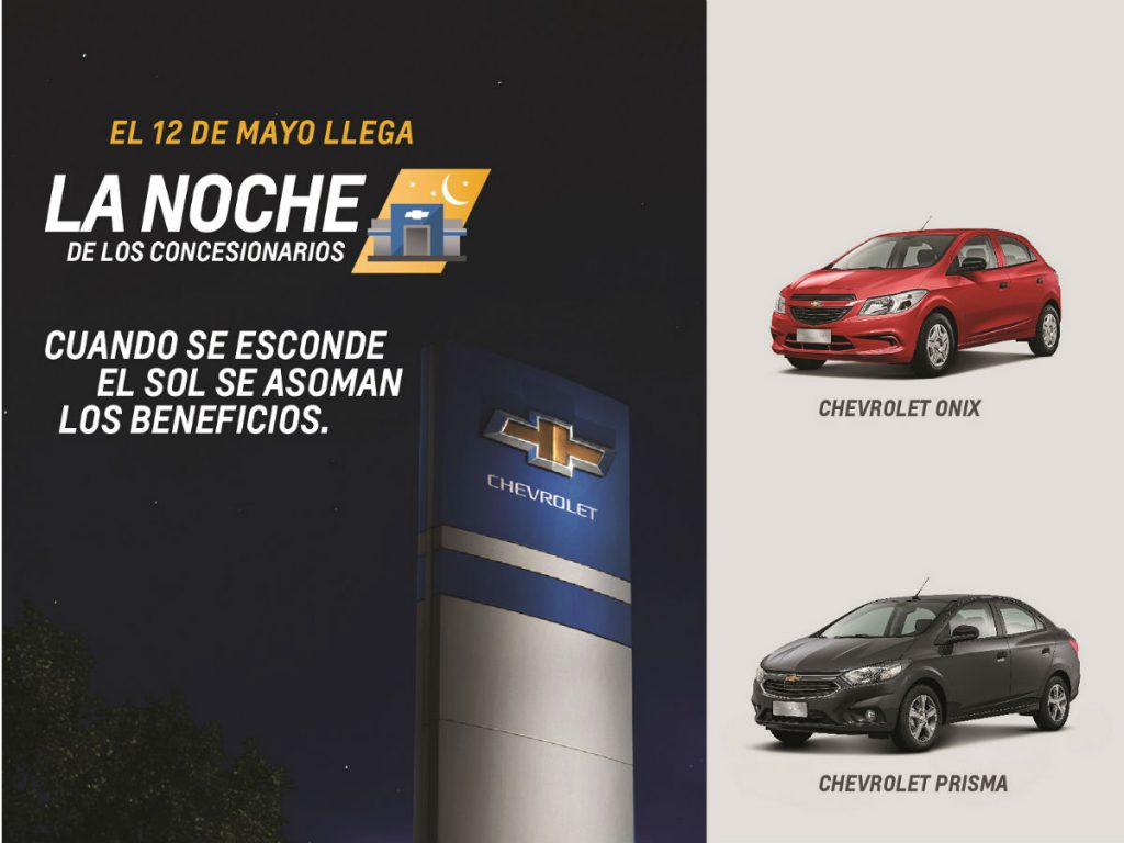 Chevrolet regresa con "La noche de los concesionarios"