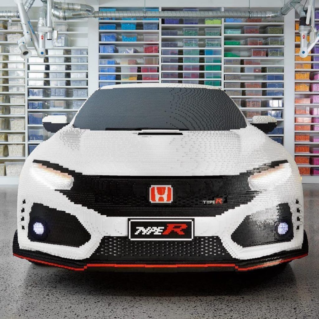 Impresionante es poco: conocé el Honda Civic Type R hecho de Lego