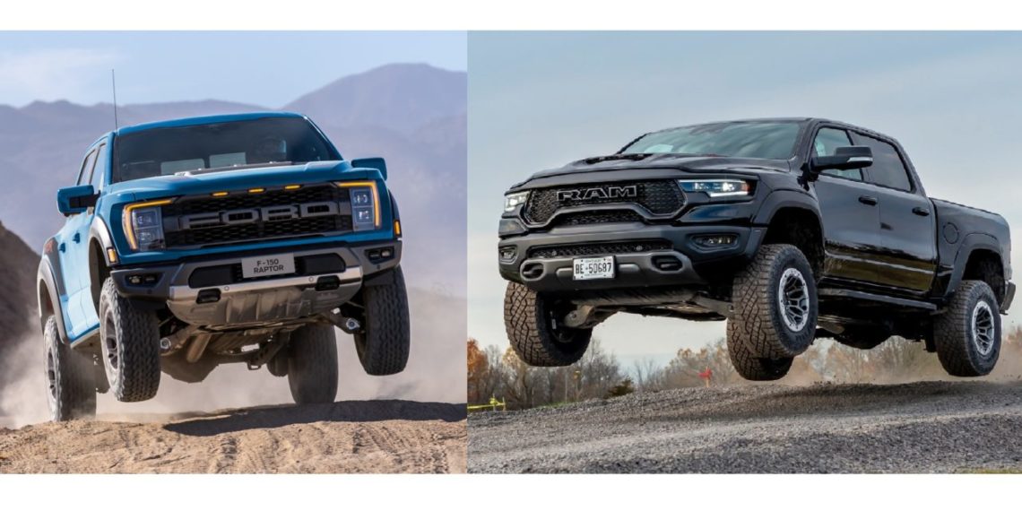 F-150 Raptor VS RAM TRX ¿Cuál es la chata más poderosas del mundo?