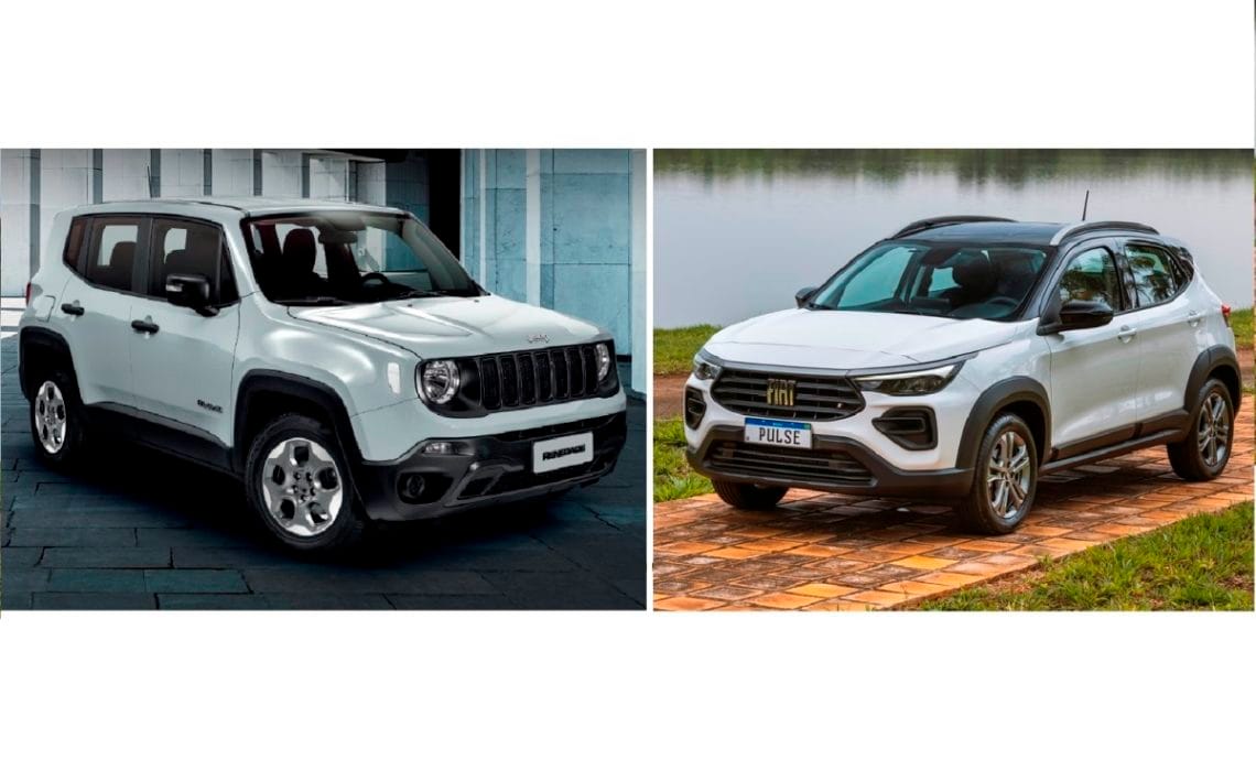 Jeep Renegade VS Fiat Pulse ¿Qué tienen en común los primos hermanos?