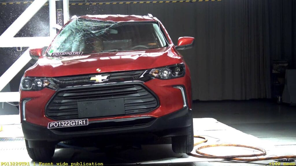 Chevrolet Tracker se luce en prueba de seguridad 2022 Latin NCAP