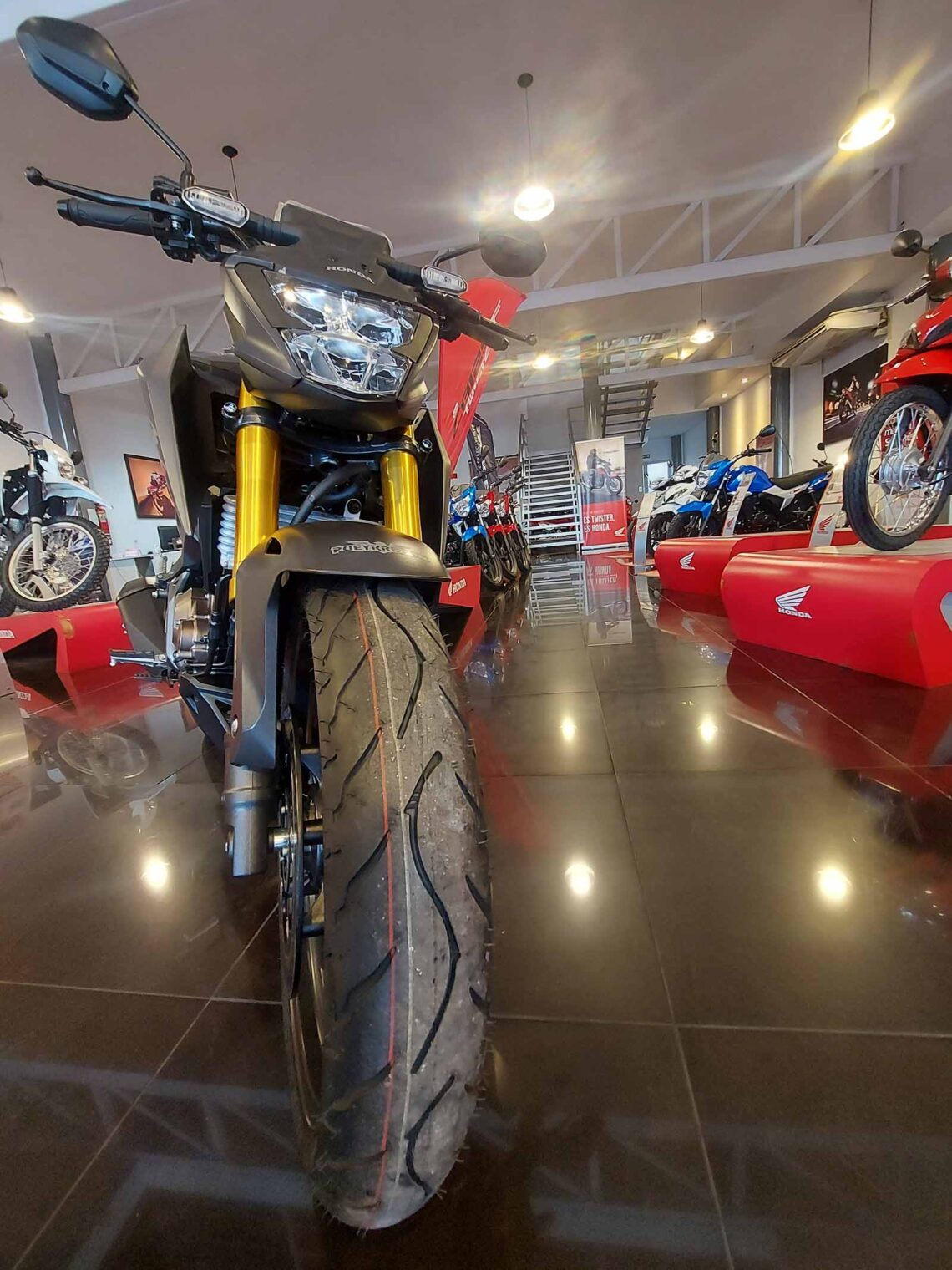 La nueva Honda CB300F Twister lista para rodar en Mendoza