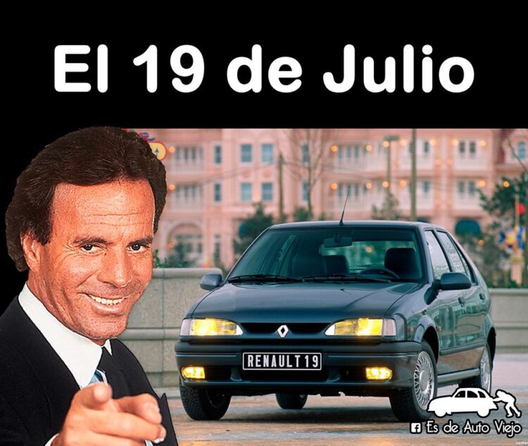 Memes: ahora es el turno del recordado Renault 19 de Julio