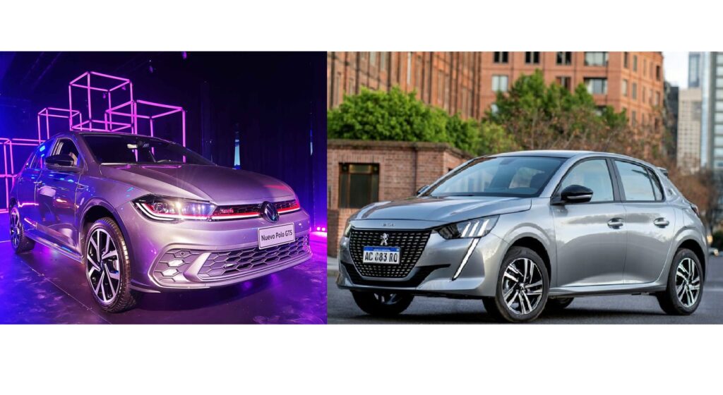 Peugeot 208 VS Volkswagen Polo ¿Cuánto cuestan en agosto?