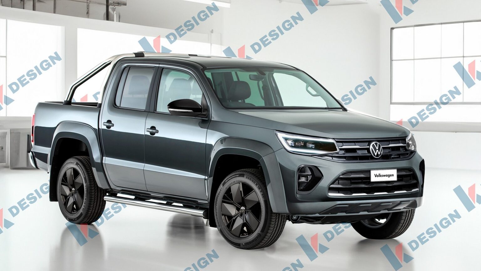 Develan imágenes espía de la nueva Volkswagen Amarok 2024