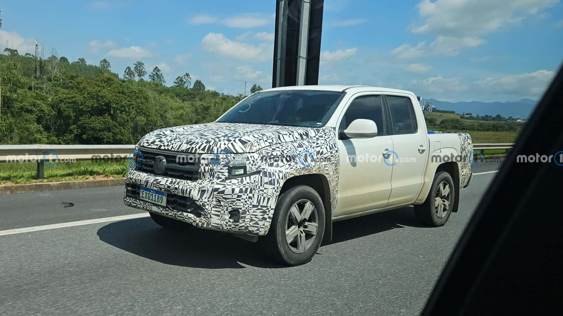 La nueva Amarok es descubierta durante sus pruebas en Brasil