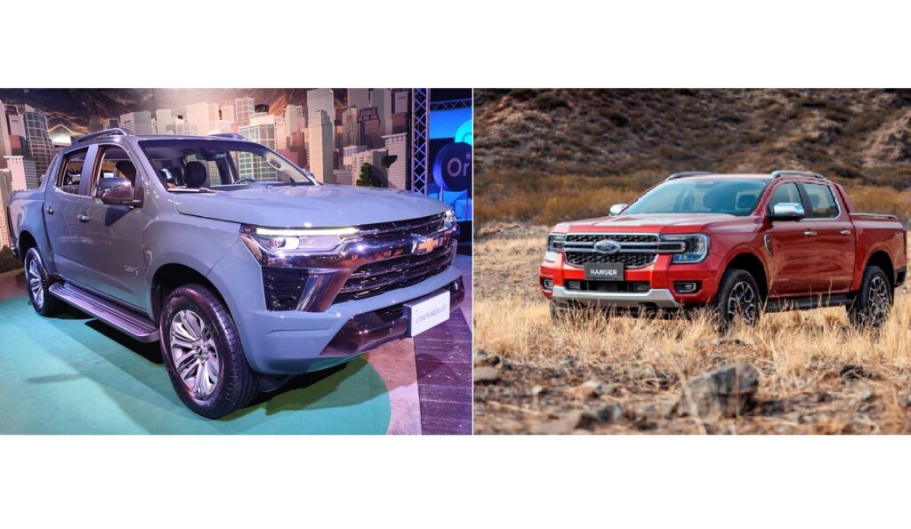 Chevrolet S10 VS Ford Ranger: esto cuestan en noviembre