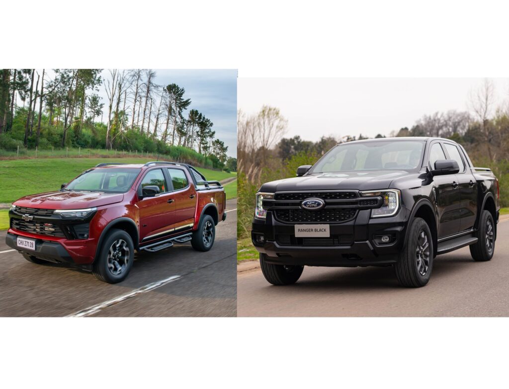 Chevrolet S10 Z71 VS Ford Ranger Black: precios y detalles